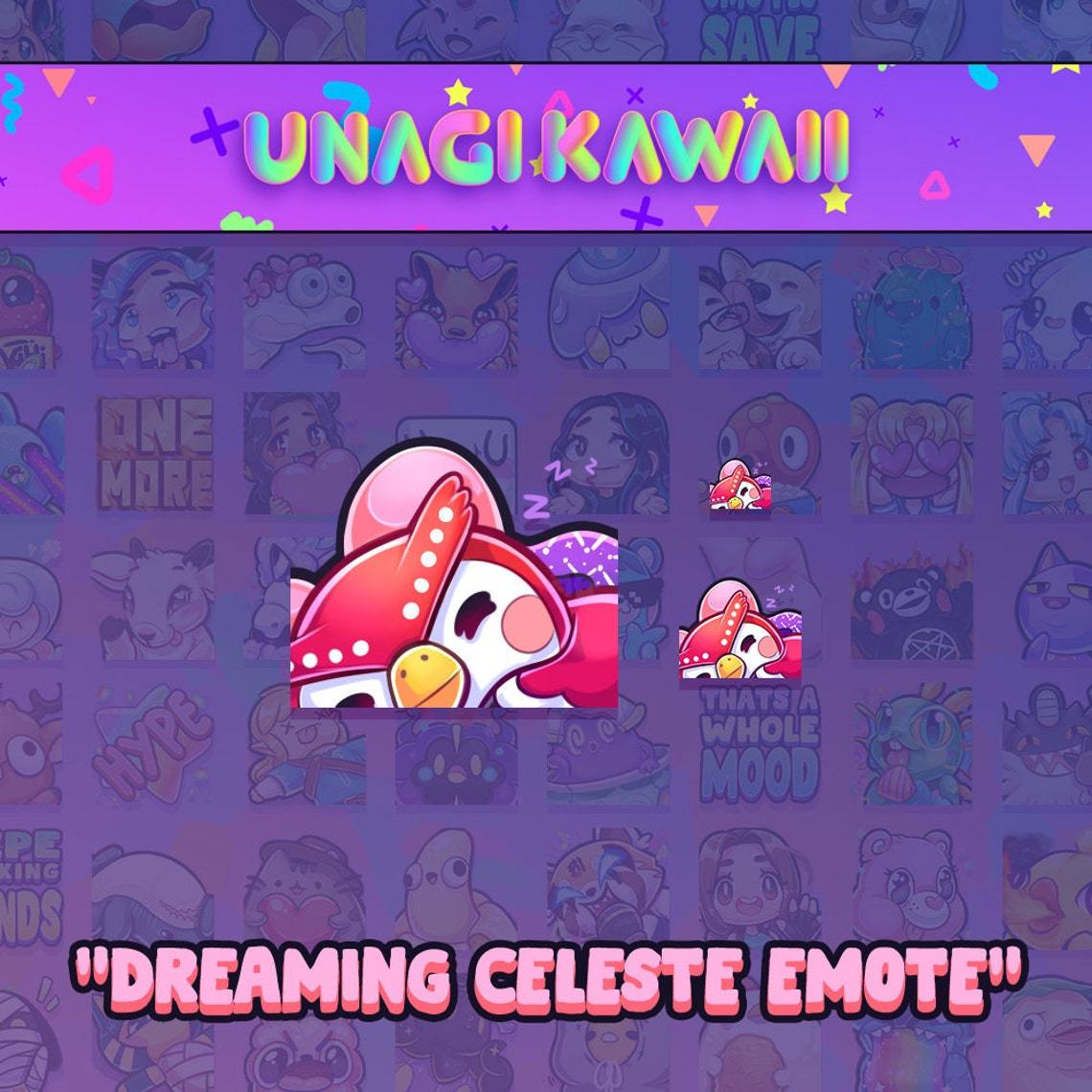 Animal Crossing Dreaming Celeste P2U Emote – PlushUnagi